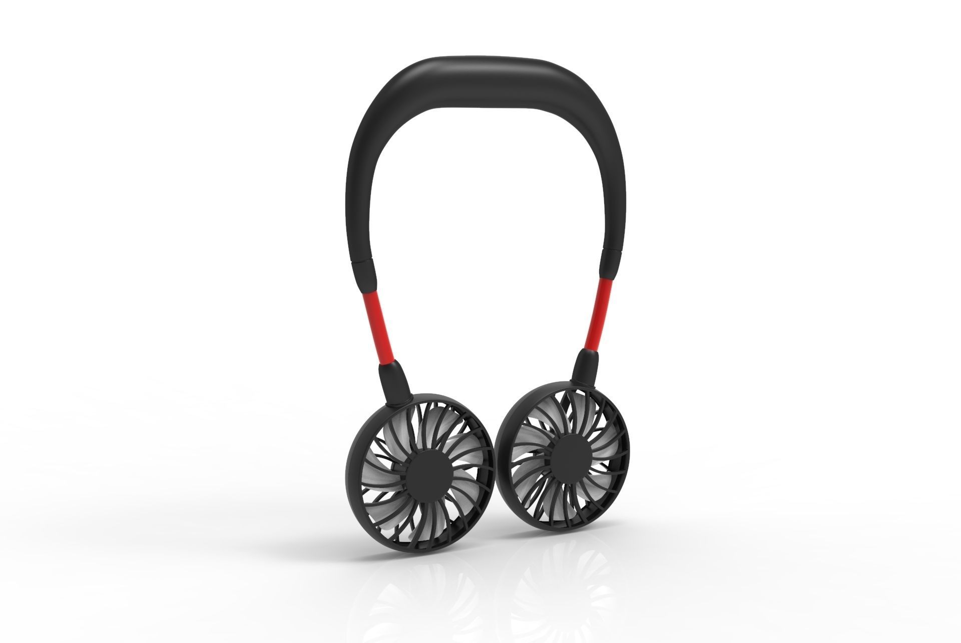 Adjustable Portable Neck Fan 3D Model 3D model | CGTrader