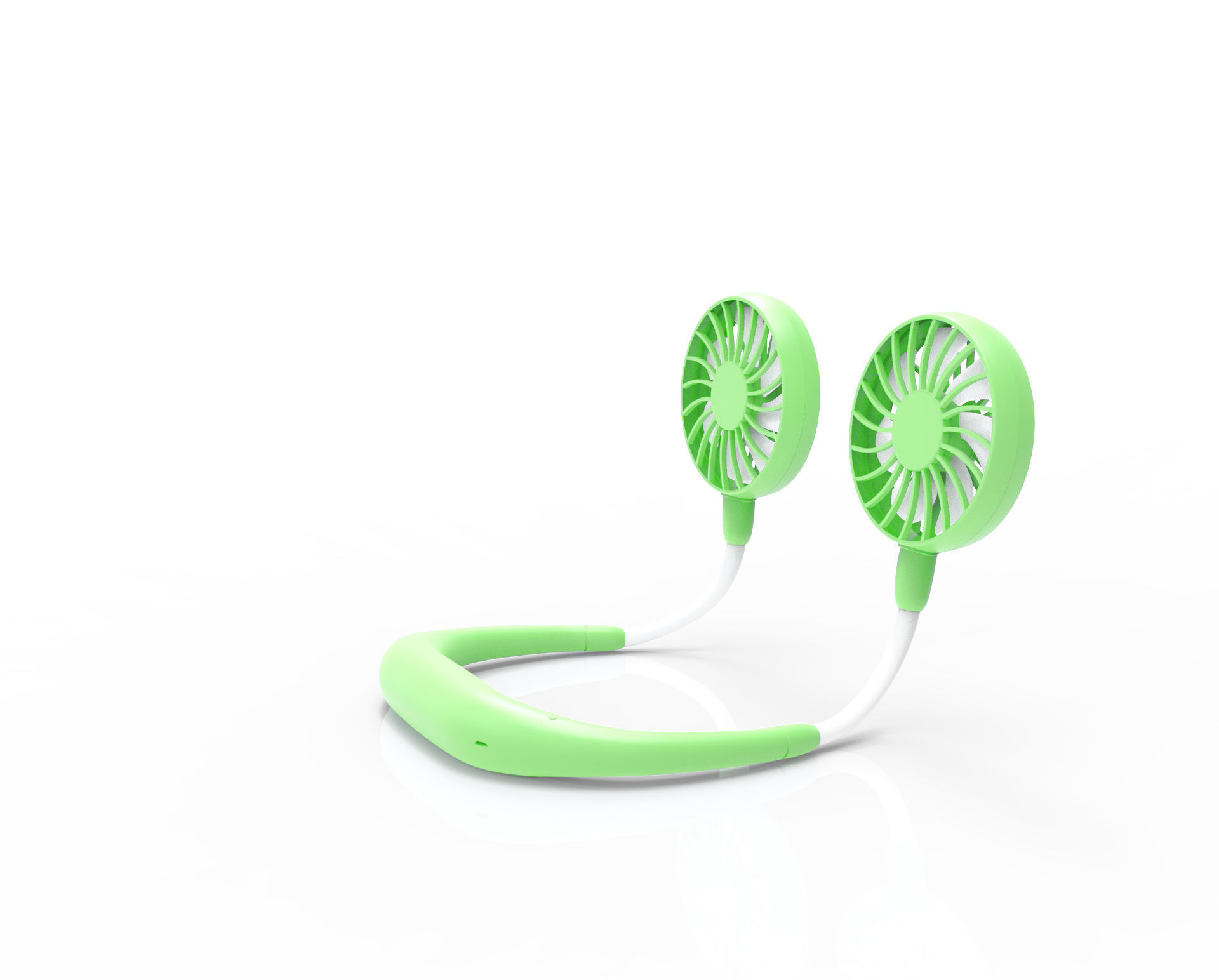 Adjustable Portable Neck Fan 3D Model 3D model | CGTrader