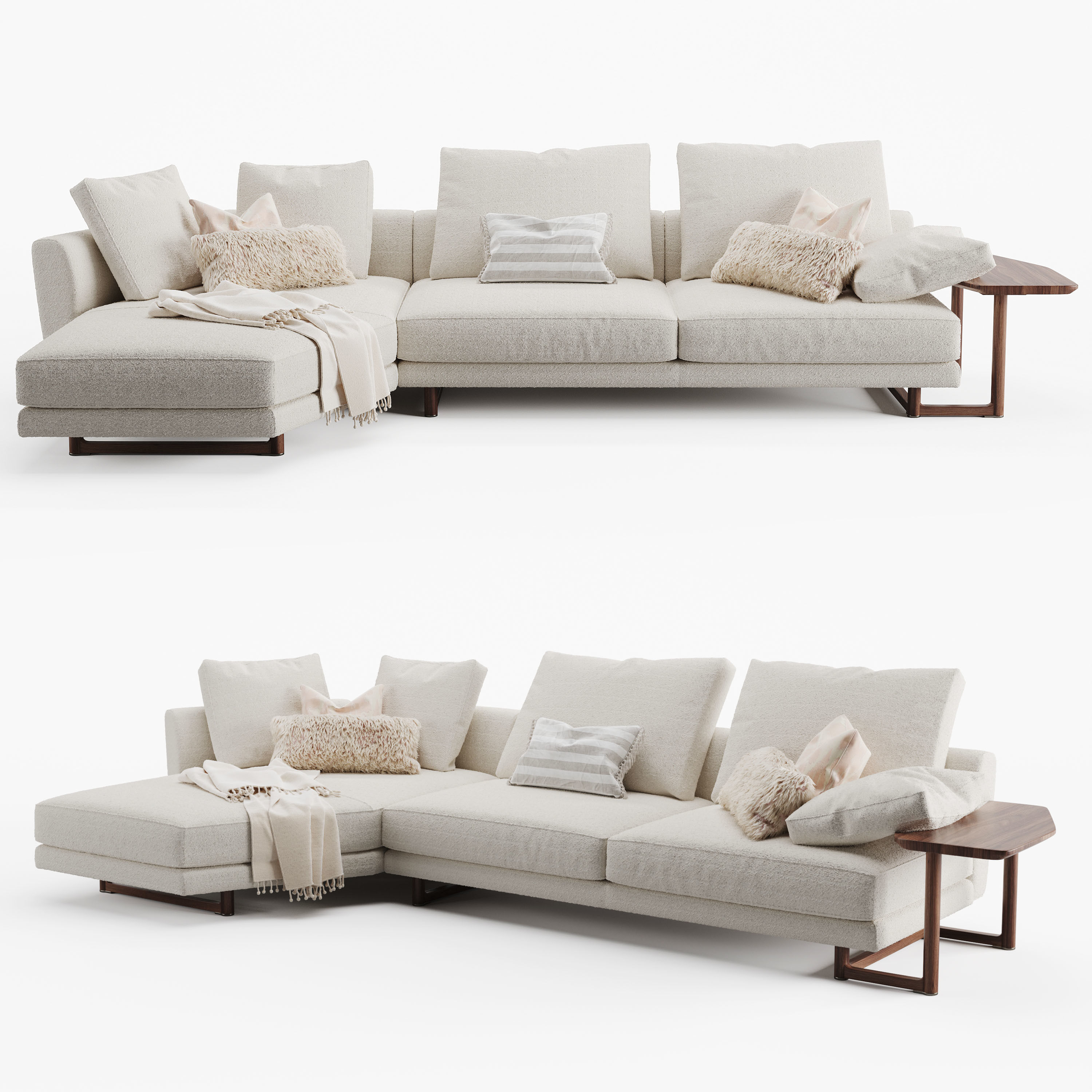 Porada Abacus sofa complect L 3D model | CGTrader