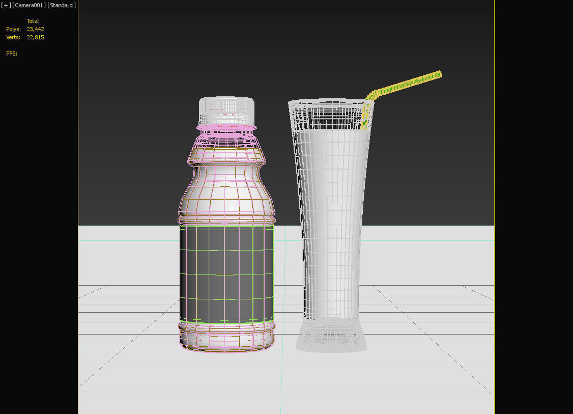 Juice Bottle 3D model | CGTrader
