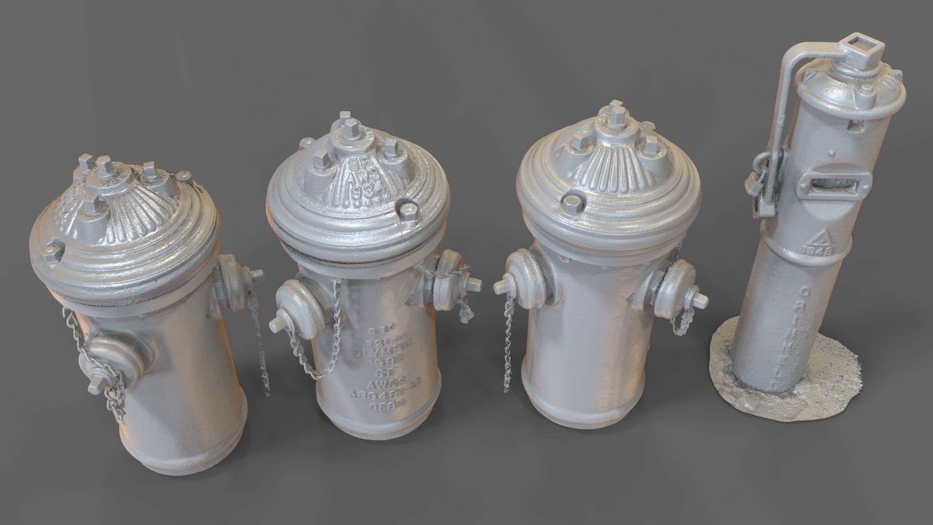 Fire Hydrant Utilities 3D model | CGTrader