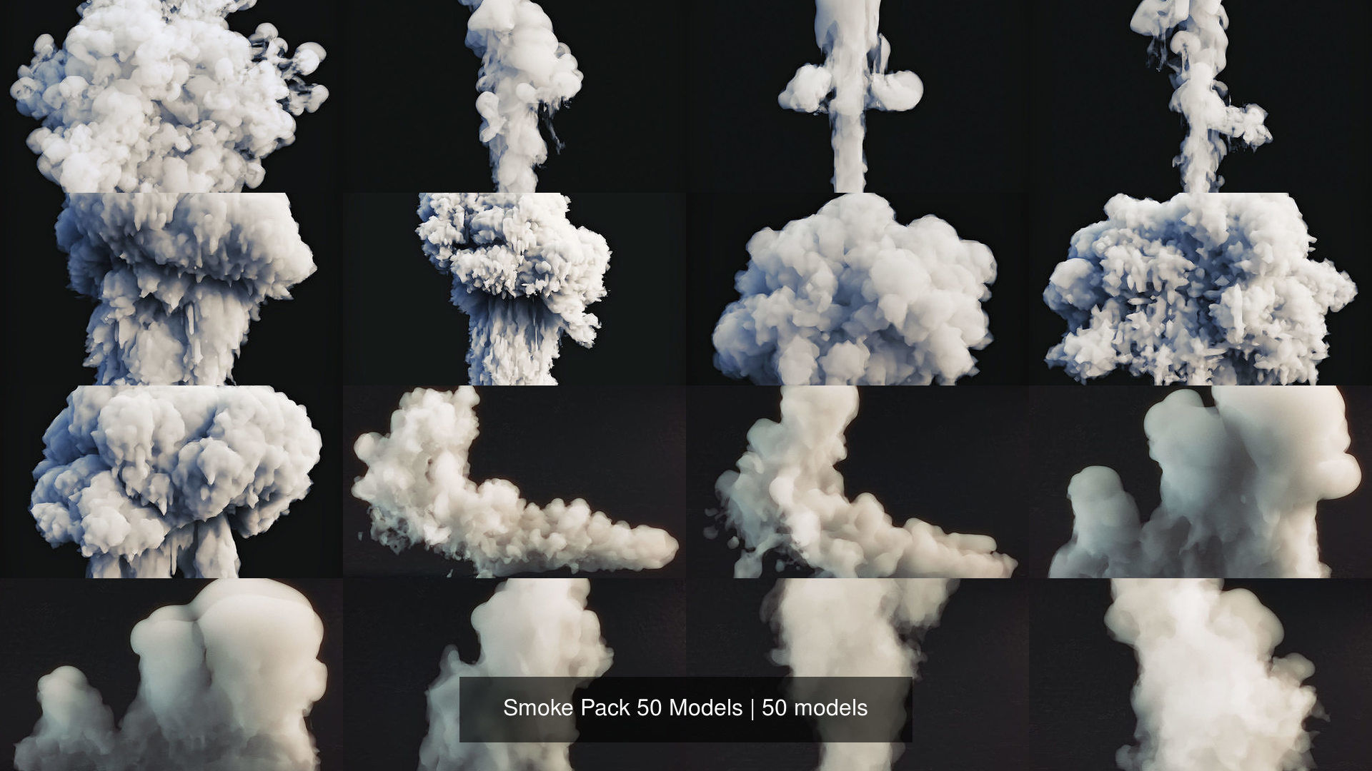 Smoke Pack 50 Models 3D Model Collection | CGTrader