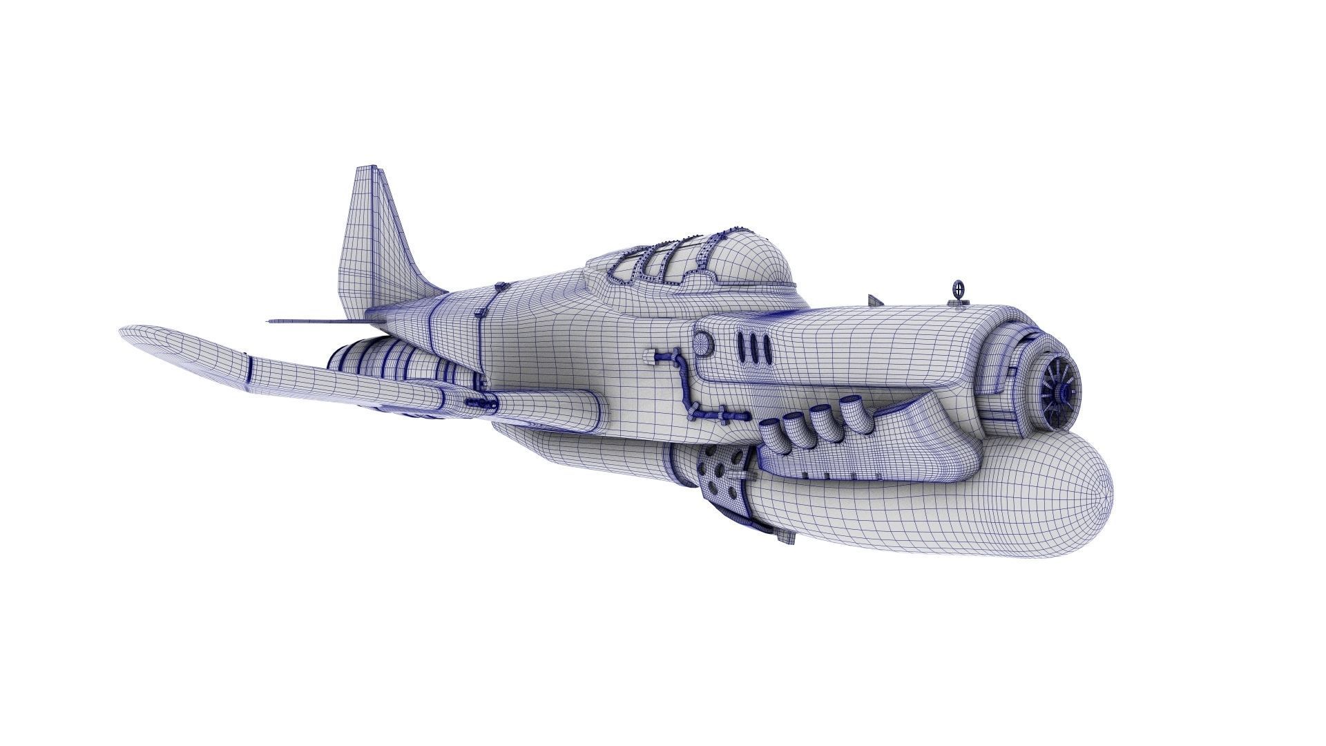 Warplane 3D model | CGTrader