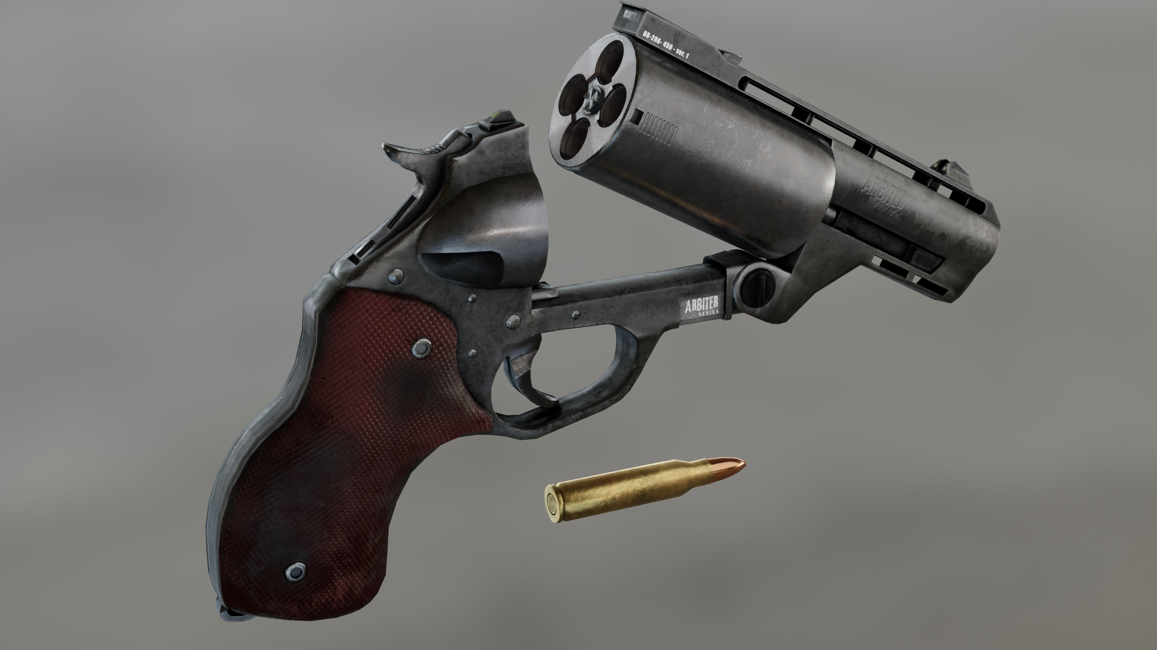 3D model Arbiter 556 Revolver VR / AR / low-poly rigged | CGTrader