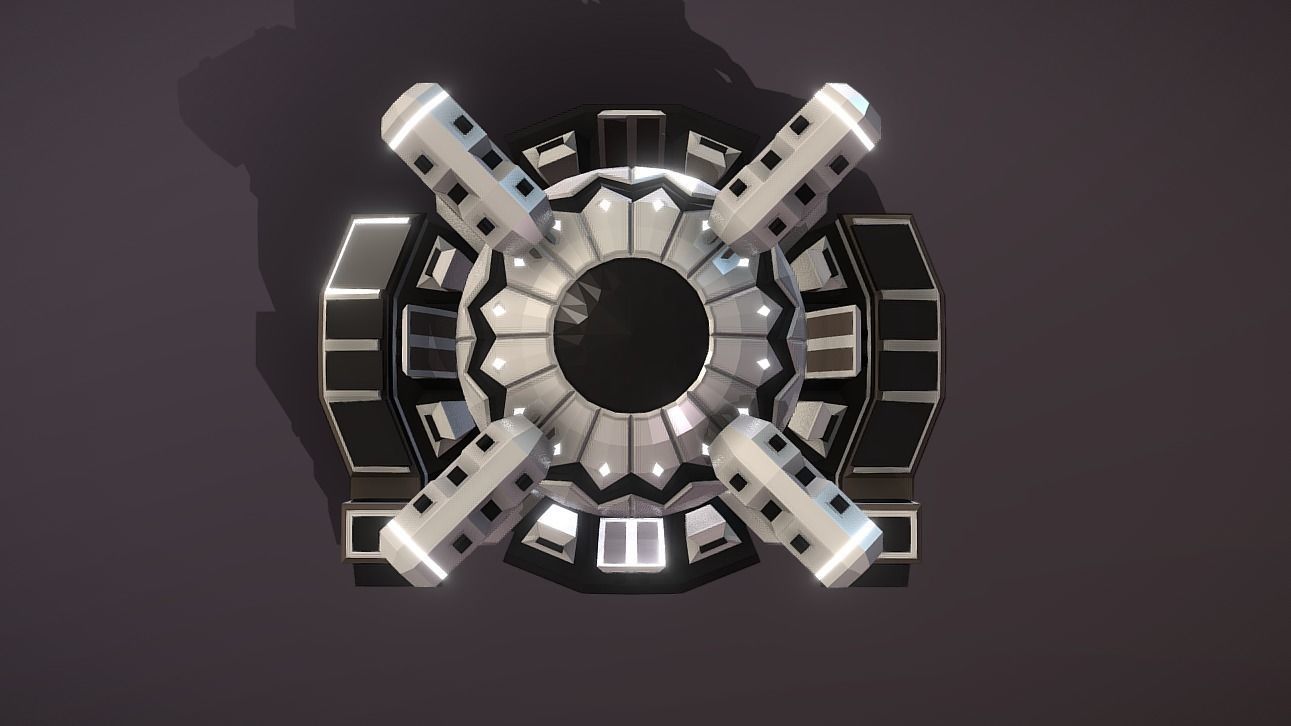 3D model Atomic Core VR / AR / low-poly | CGTrader