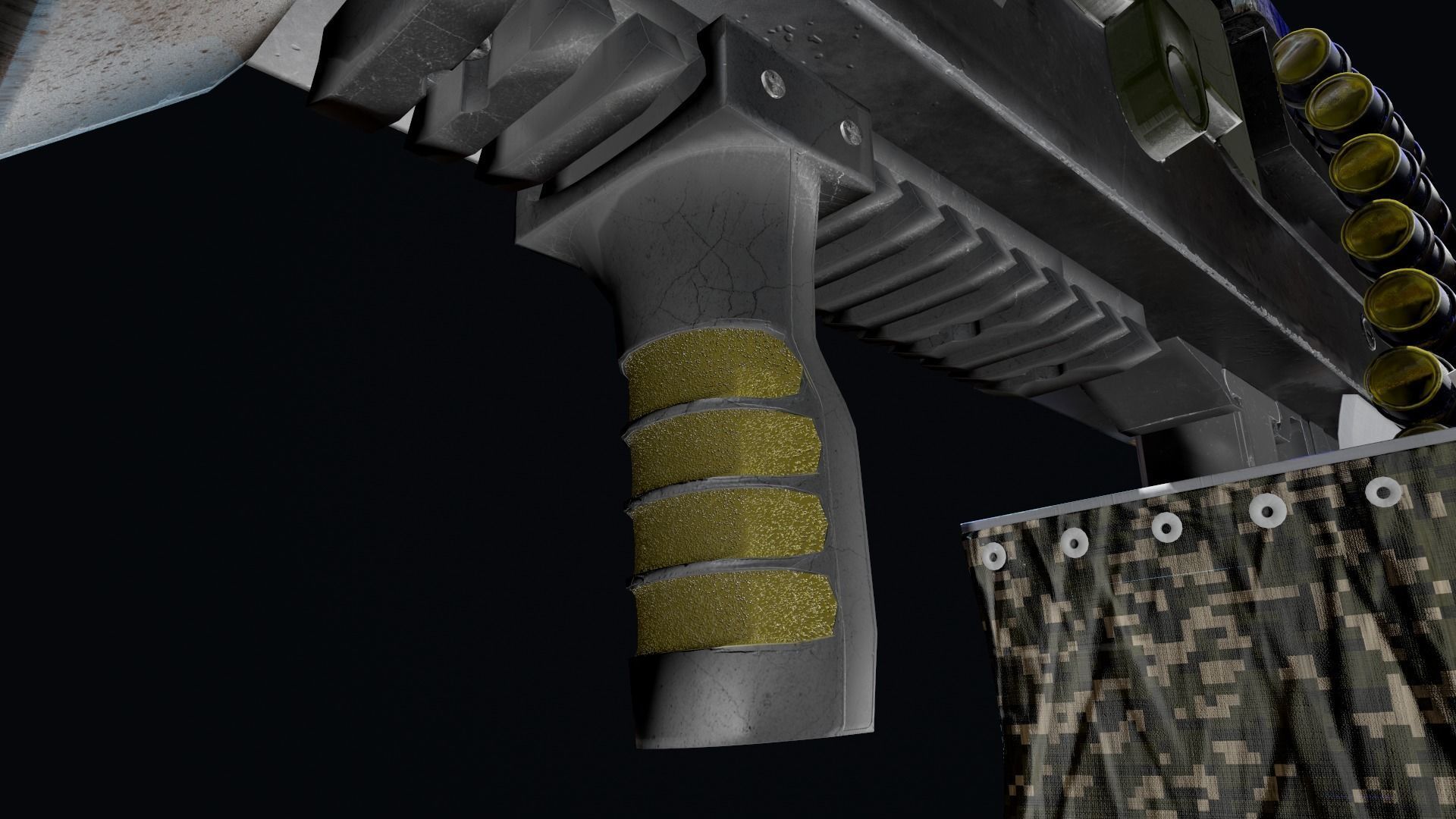 LSAT light machine gun 3D model | CGTrader