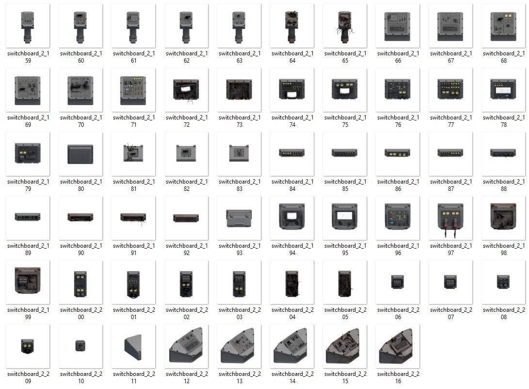 2D switchboard 2 Texture | CGTrader