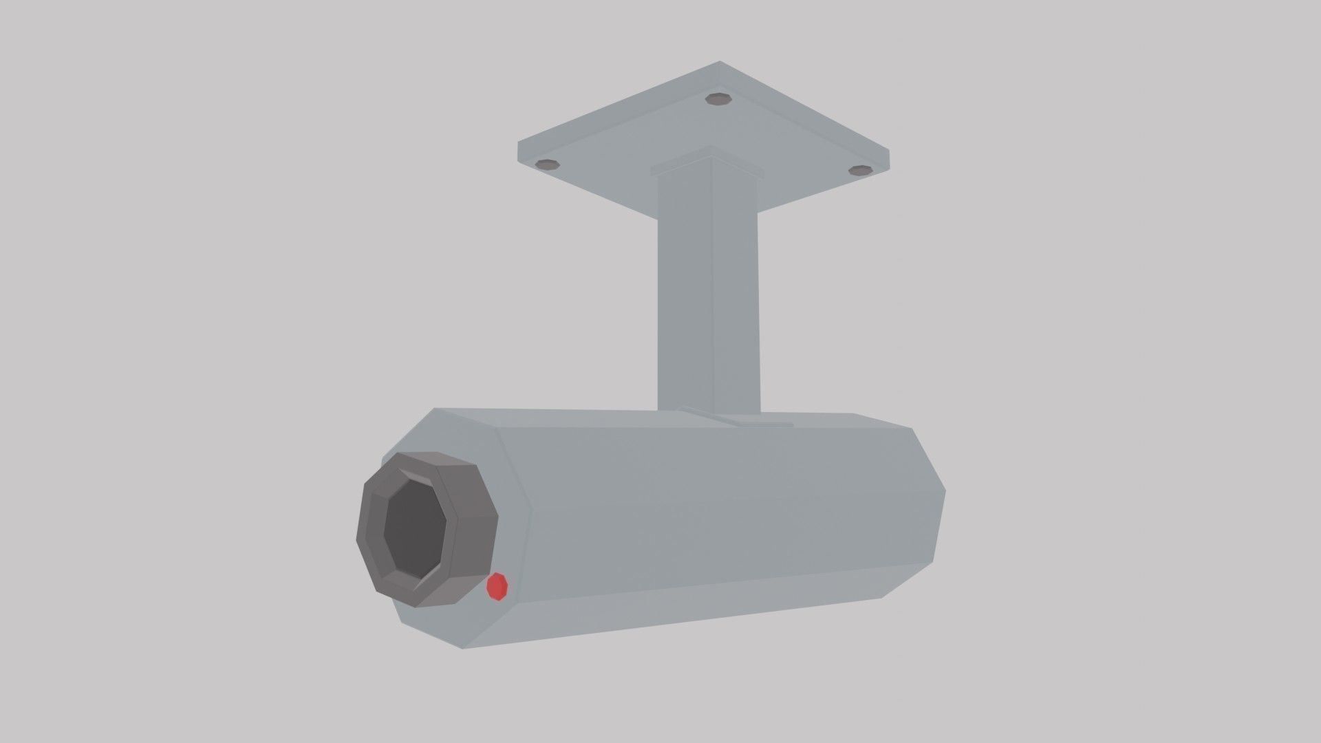 3D asset Low poly Security Camera 1 | CGTrader