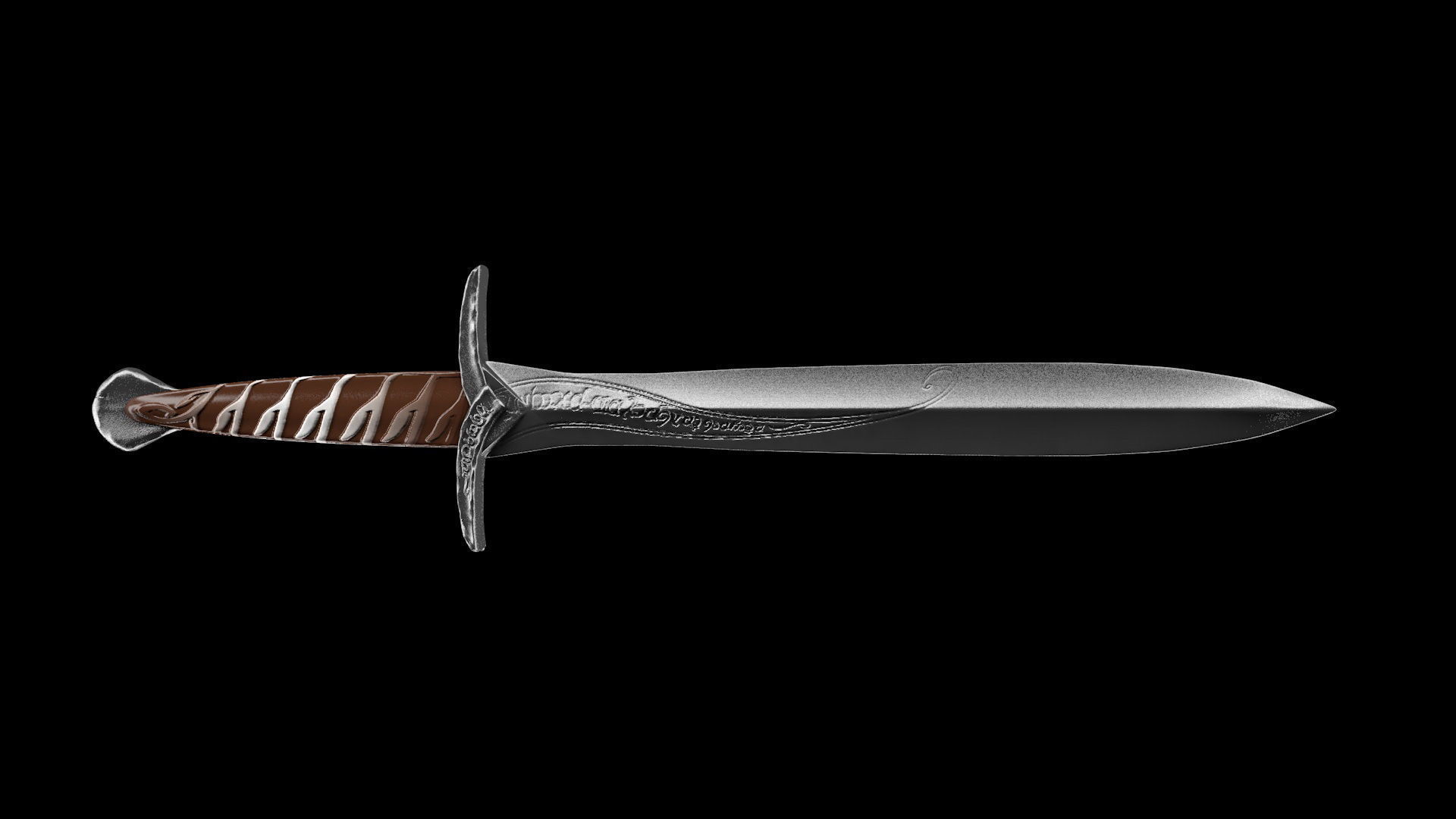 Sting Sword LOTR free 3D model | CGTrader