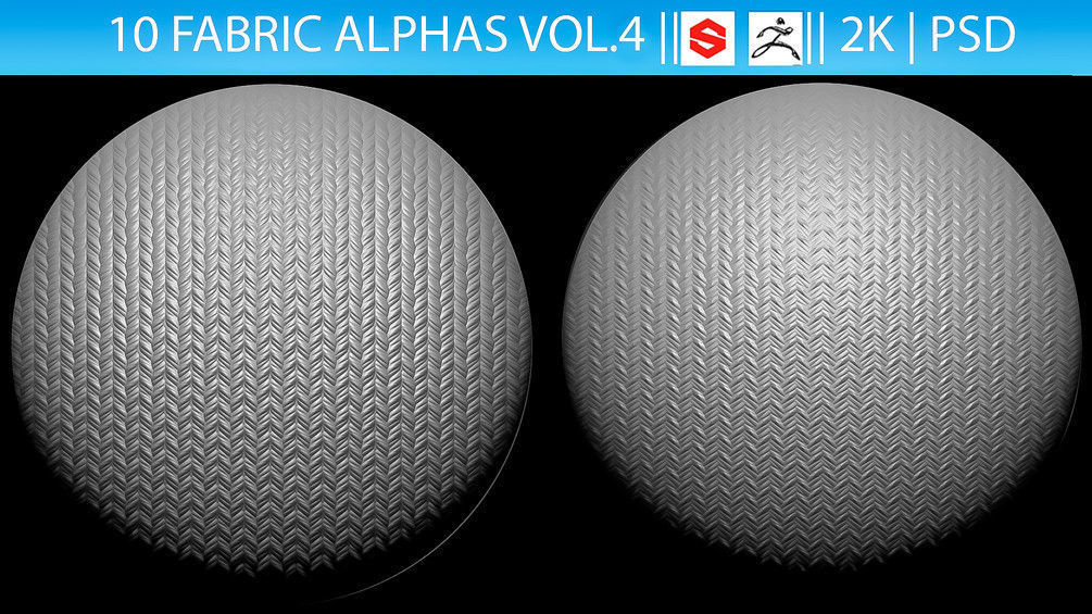 ZBRush Alphas Megapack 3D model | CGTrader
