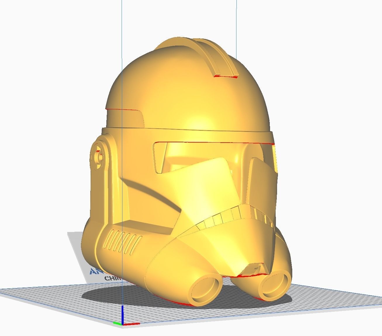 Star Wars Clone ARC Trooper Phase II Fives Helmet Cosplay 3D model 3D ...
