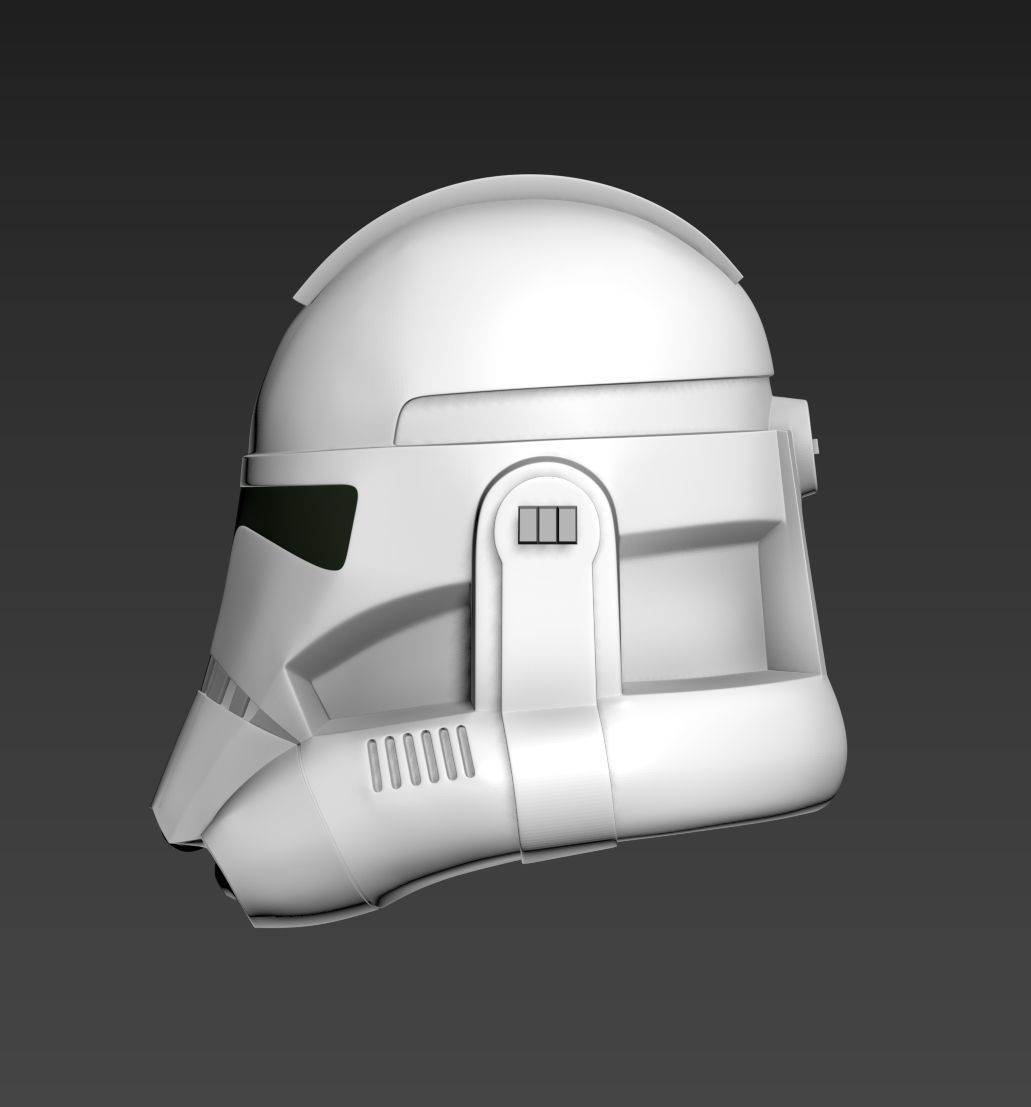 Star Wars Clone ARC Trooper Phase II jesse Helmet Cosplay 3D model 3D ...
