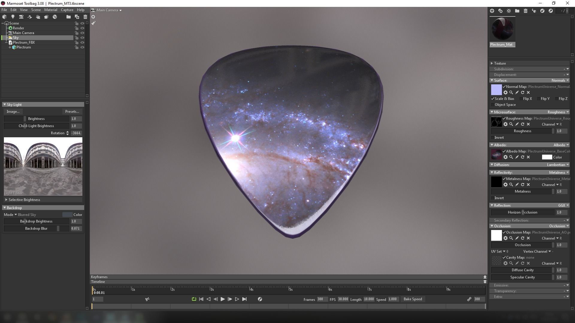 3D model Plectrum Universe VR / AR / low-poly | CGTrader