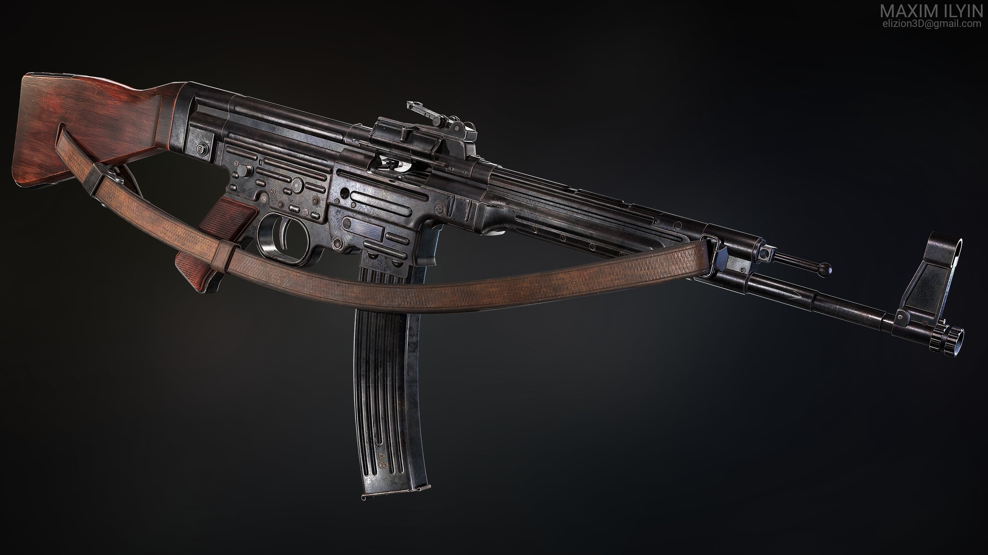 STG - 44 Sturmgewehr free VR / AR / low-poly 3D model | CGTrader