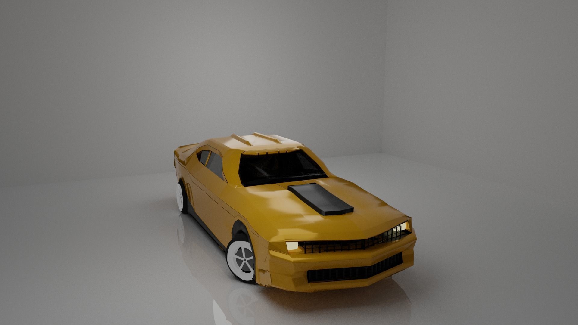 Car - Chevrolet Camaro - BumbleBee 3D model | CGTrader
