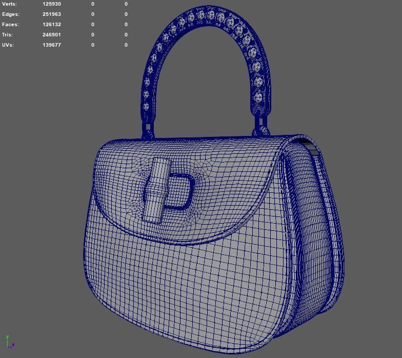 purse v1 3D model | CGTrader