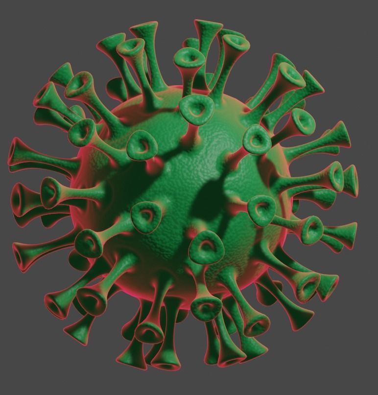 CORONA 3D model coronavirus free 3D model | CGTrader