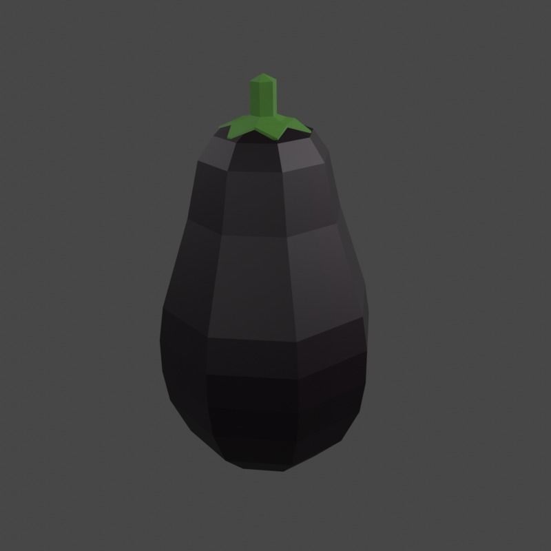 3D model 20 Vegetables - Flat Shaded VR / AR / low-poly | CGTrader