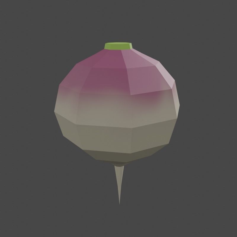 3D model 20 Vegetables - Flat Shaded VR / AR / low-poly | CGTrader