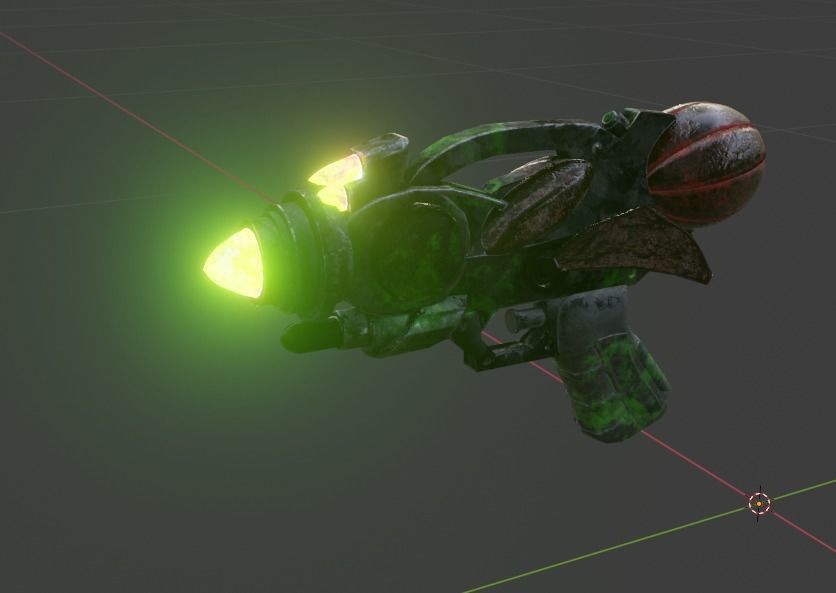 3D model sci-fi alien weapon VR / AR / low-poly | CGTrader