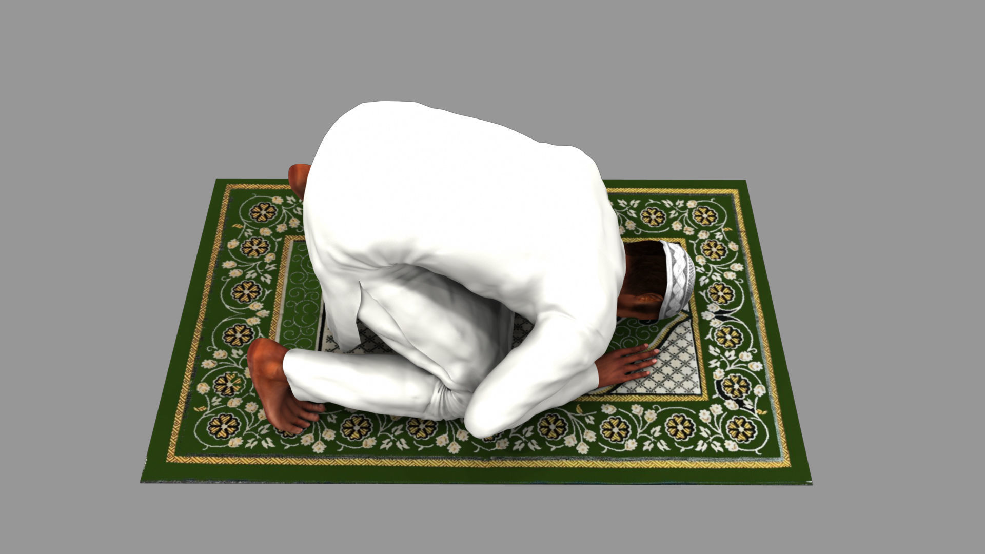 muslim prayer 3d model 3D model | CGTrader