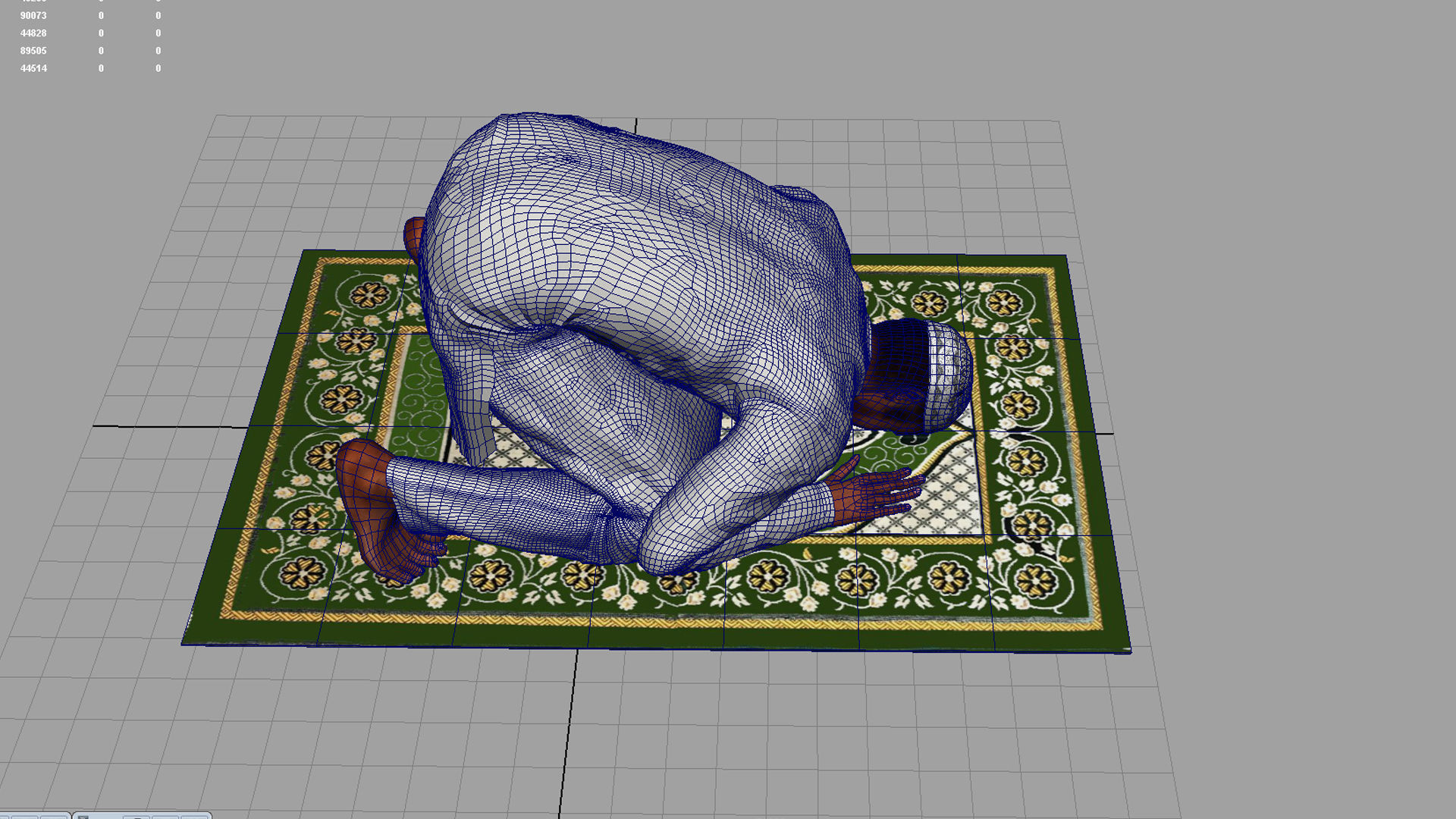 muslim prayer 3d model 3D model | CGTrader