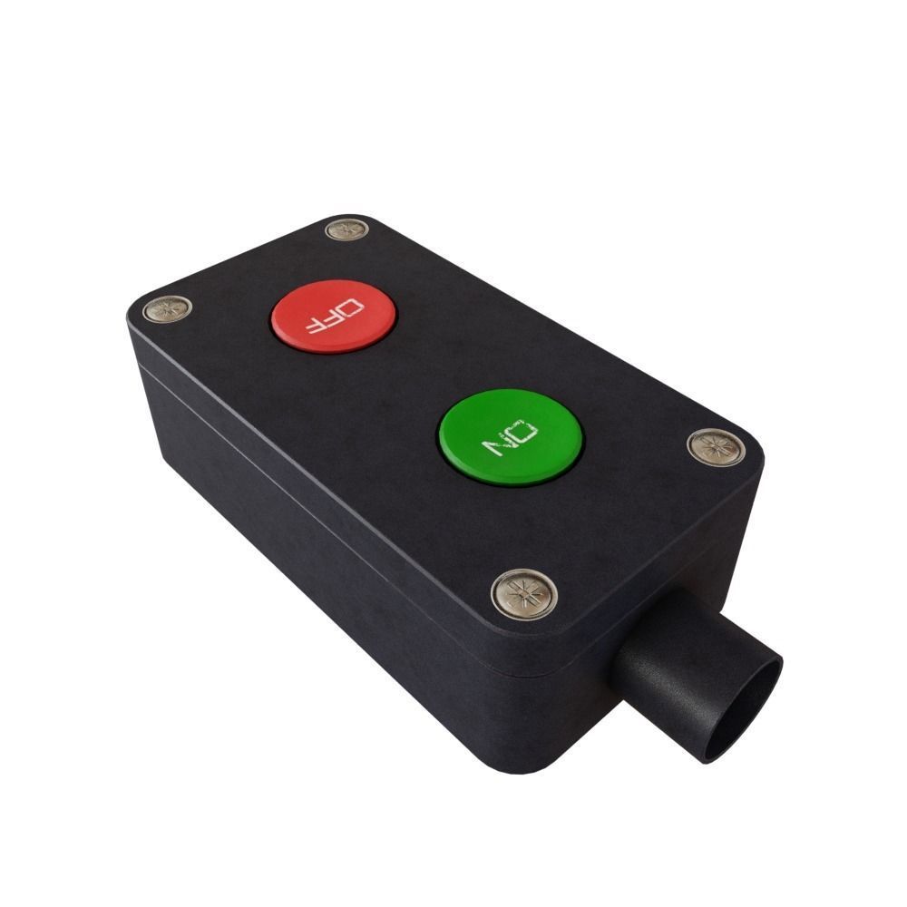 Post button PKE 3D model | CGTrader