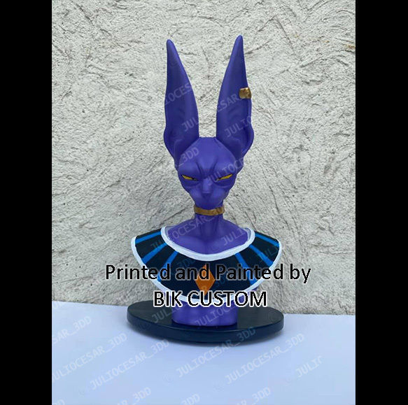 Dragon ball - Beerus sama Bust 3D model 3D printable | CGTrader