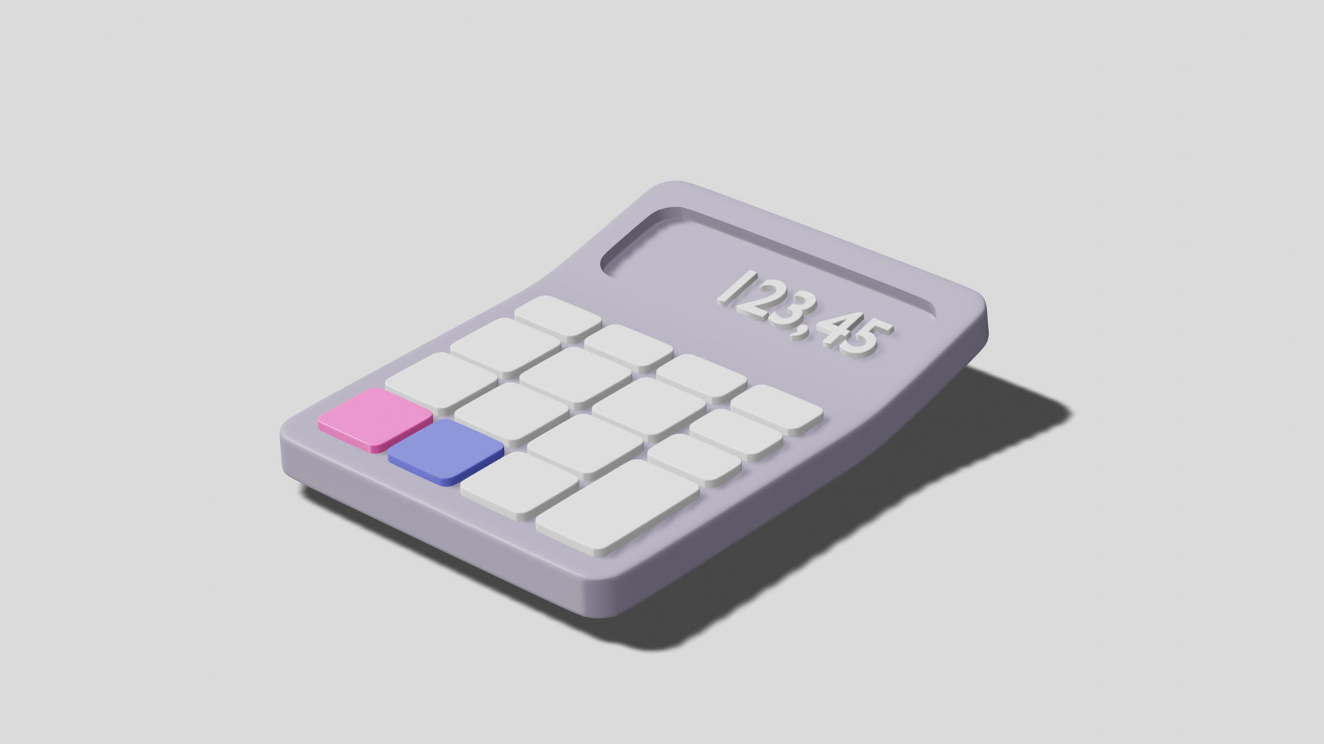 Calculator free 3D model | CGTrader