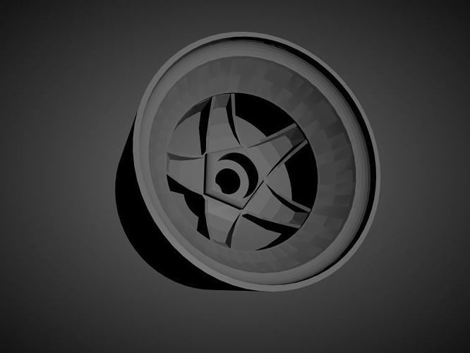 Campagnolo Ferrari rims with brakes and tires for Hot Wheels 3D model ...