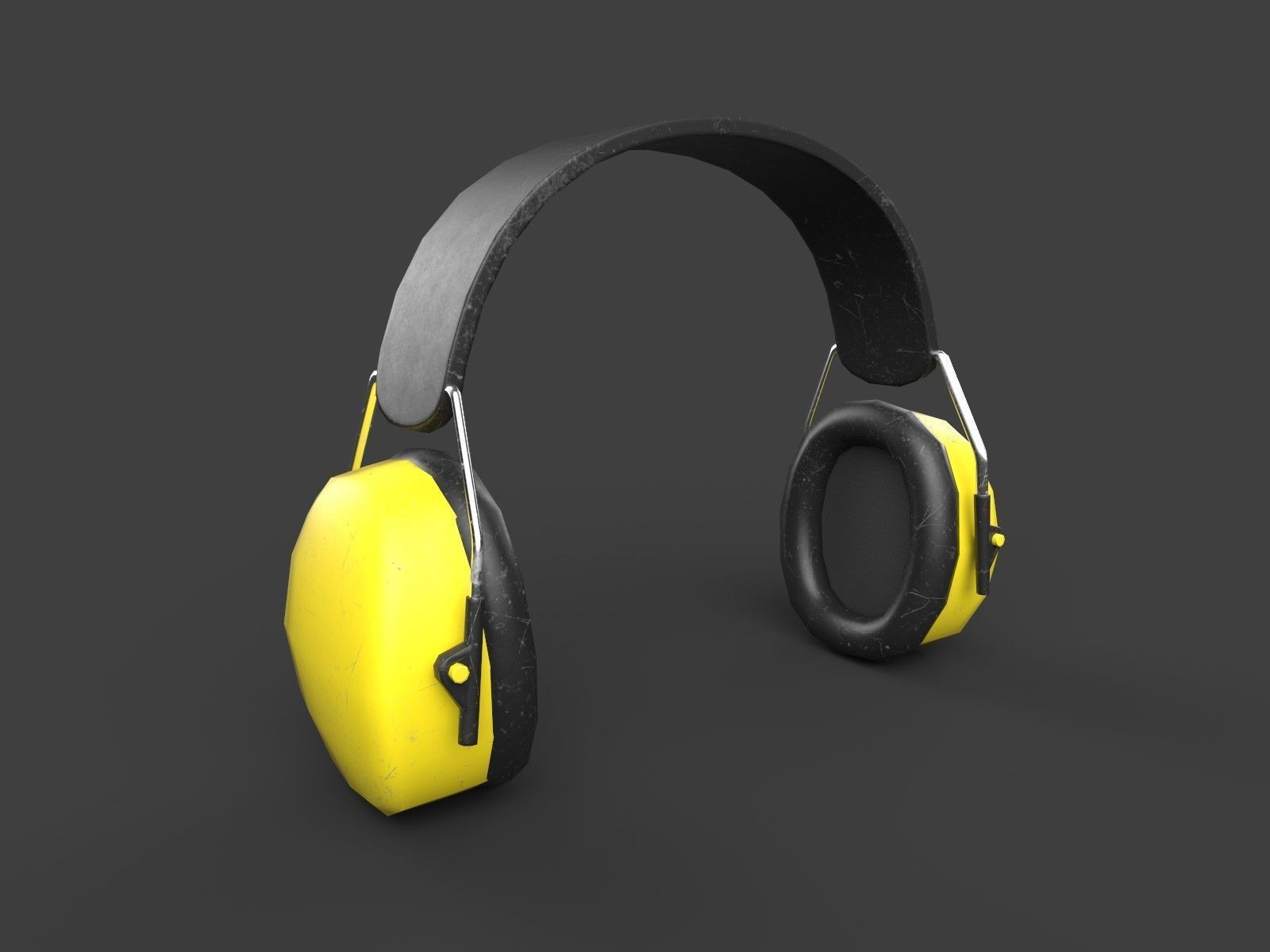 3D model Ear muffs - Noise protection VR / AR / low-poly | CGTrader