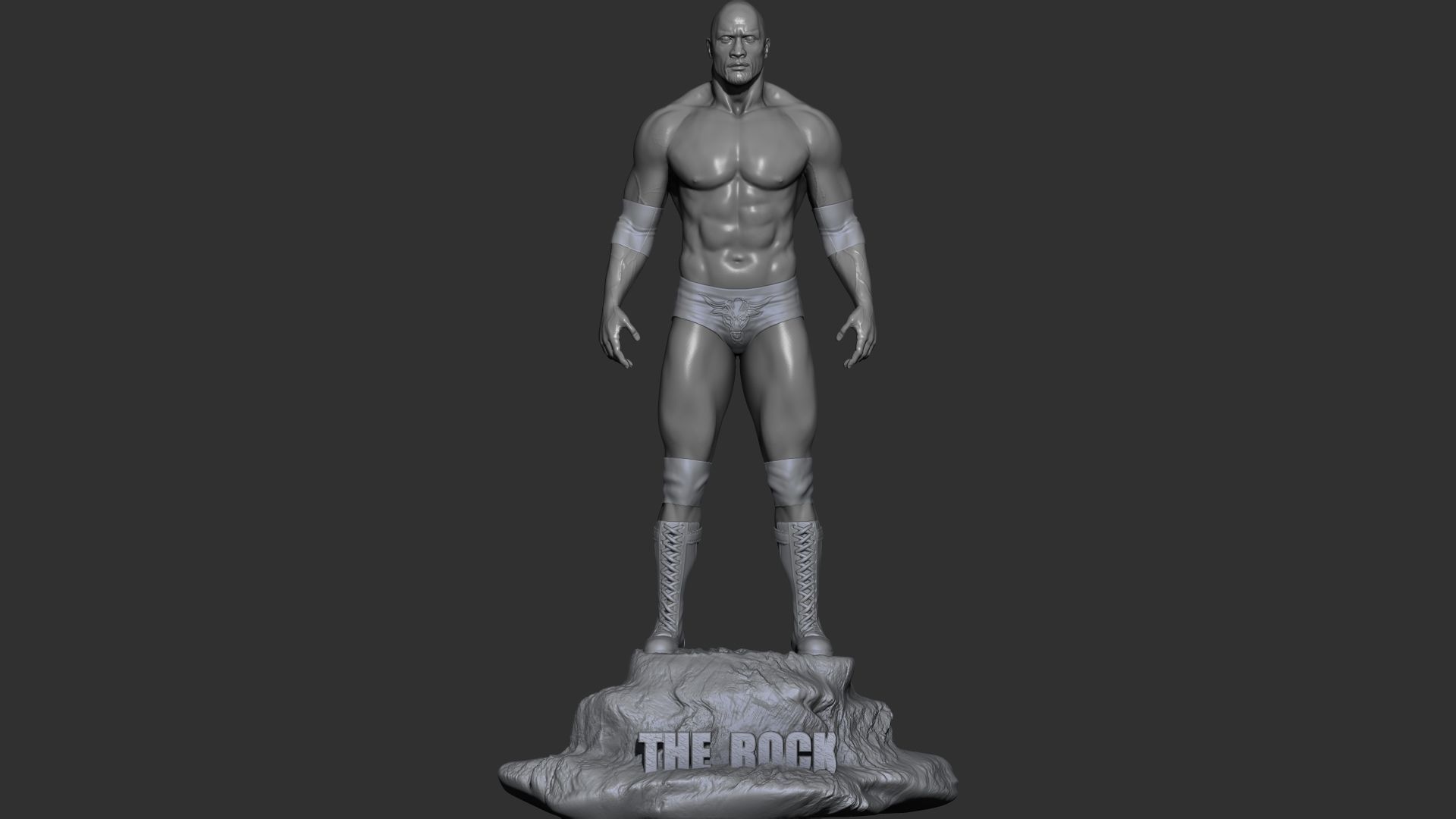 The Rock - Dwayne Johnson 3D Print 3D model 3D printable | CGTrader