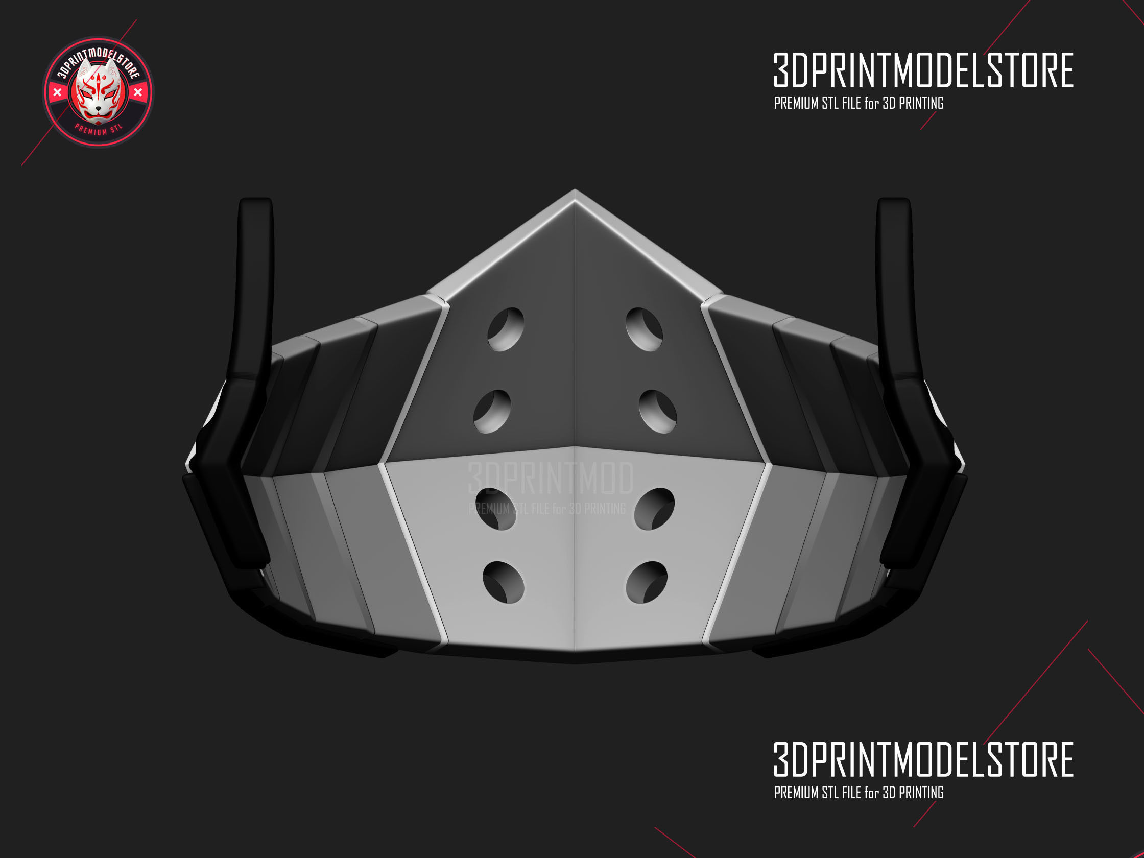 Deku Cosplay Mask - My Hero Academia 3D model 3D printable | CGTrader