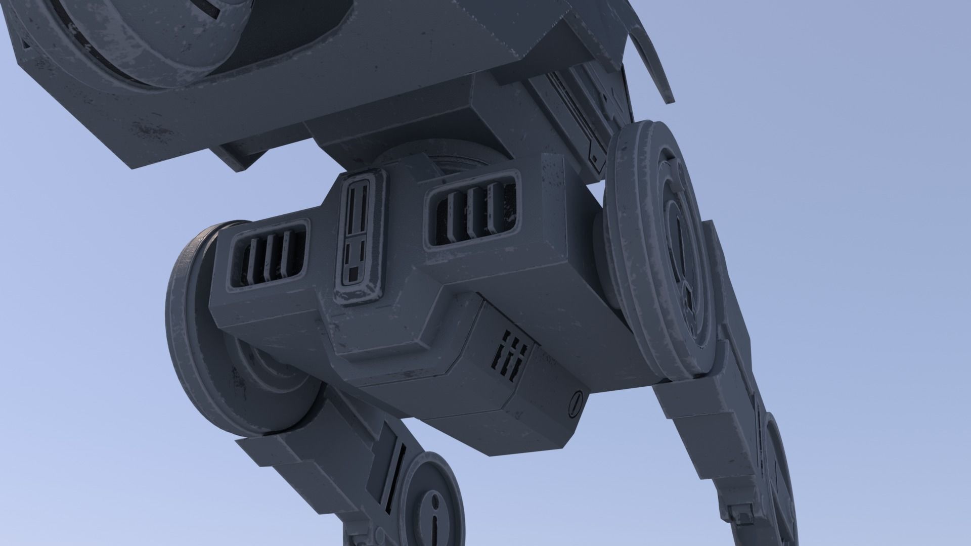 AT-DP Walker 3D model | CGTrader