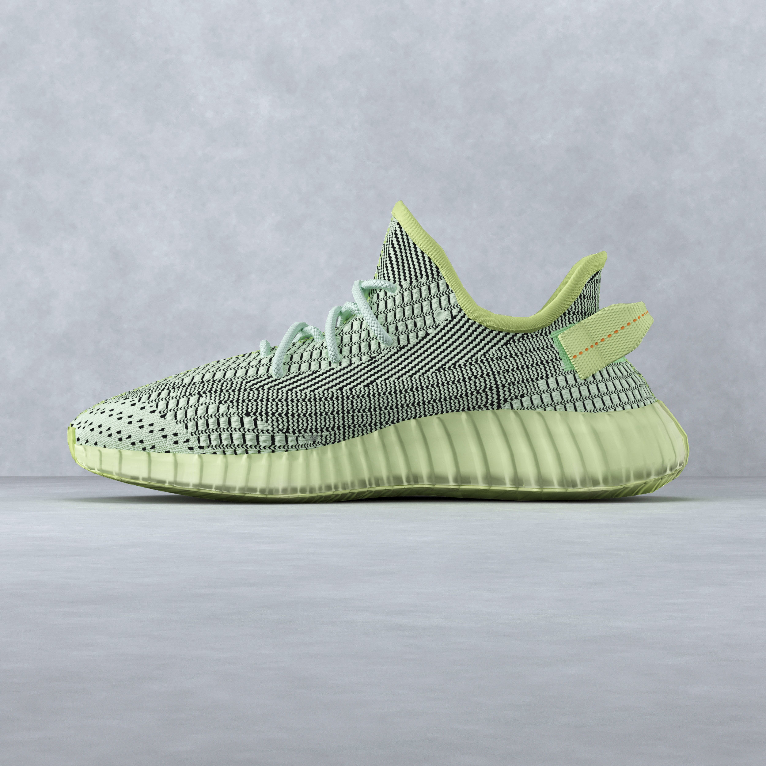 3D model yeezy 350 v2 yeezreel low VR / AR / low-poly | CGTrader