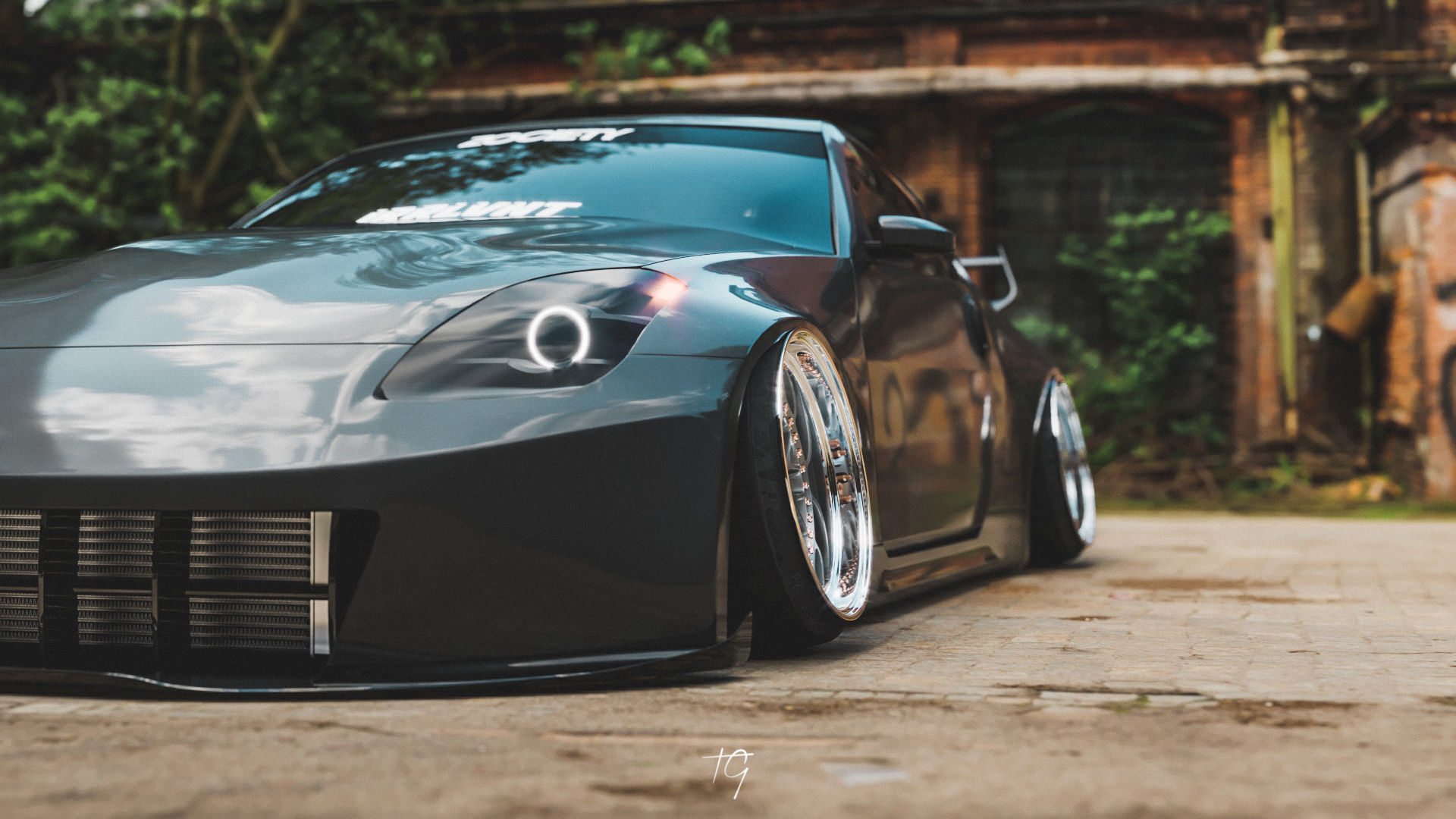 Stanced Nissan 350z 3D model | CGTrader