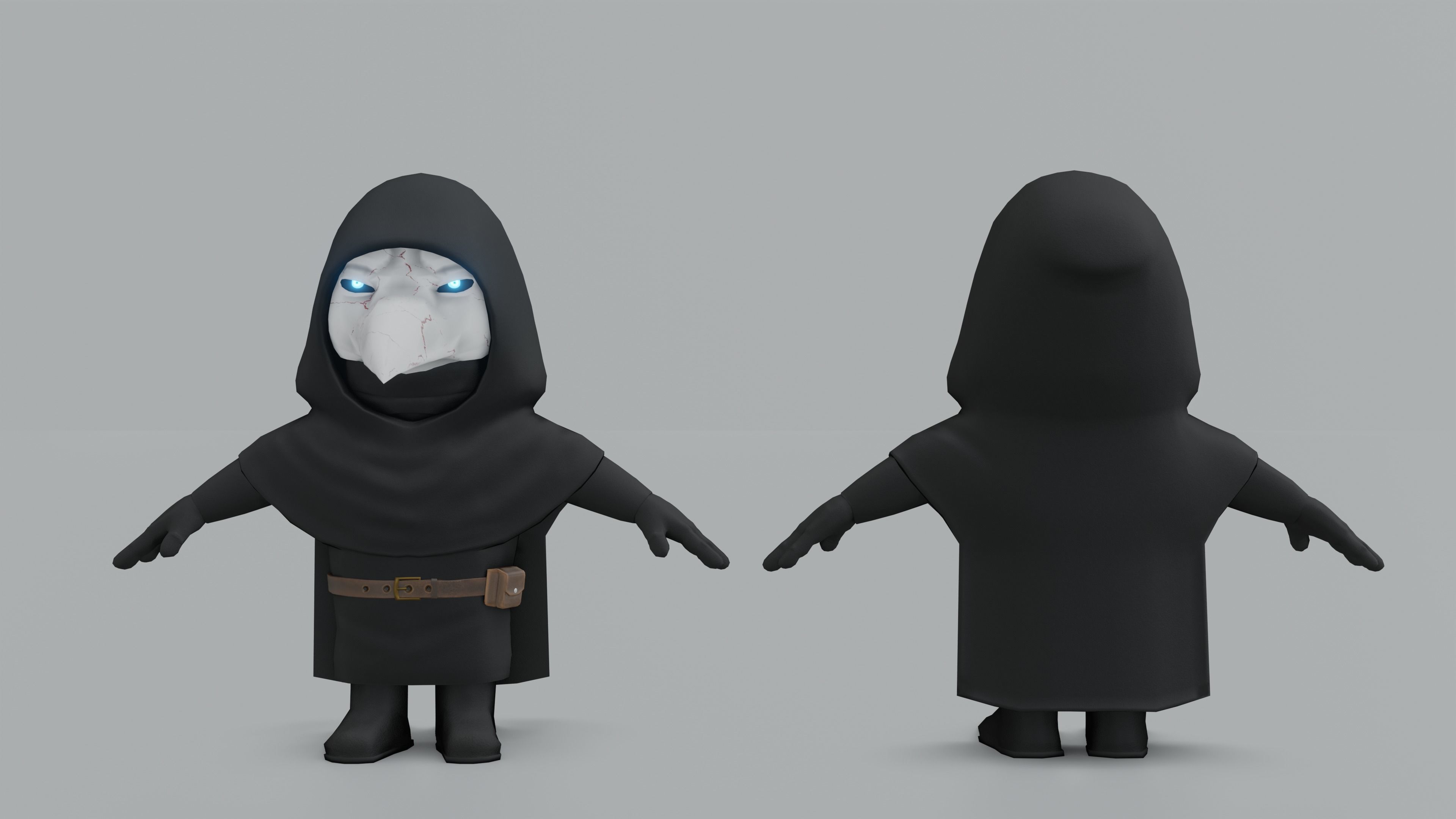 3D model Scp-049 Low poly 3D Model VR / AR / low-poly | CGTrader