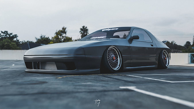 Mazda Rx7 Fc Slammed