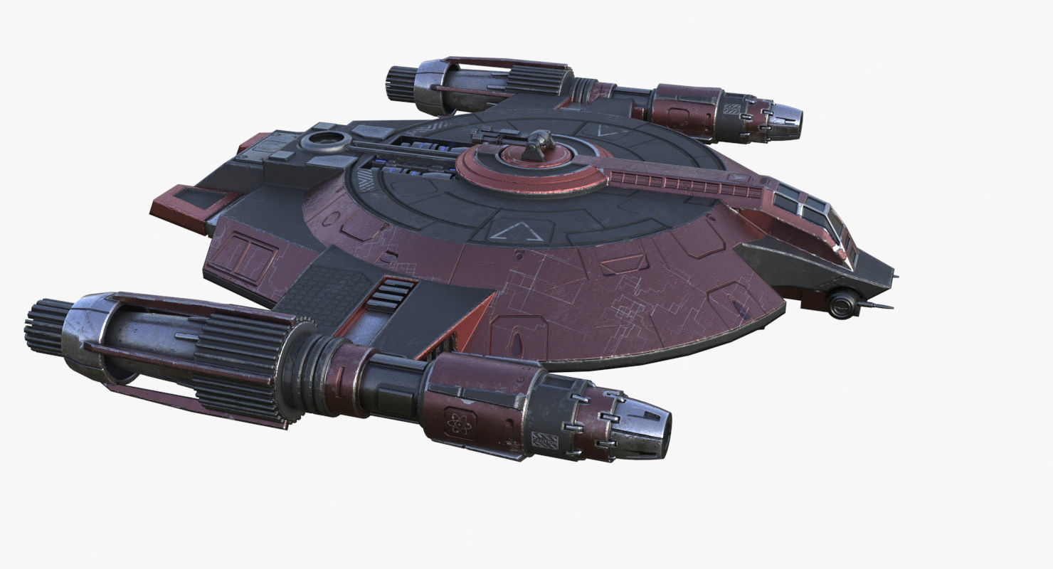 3D model Lancer Class Spaceship Vray VR / AR / low-poly | CGTrader