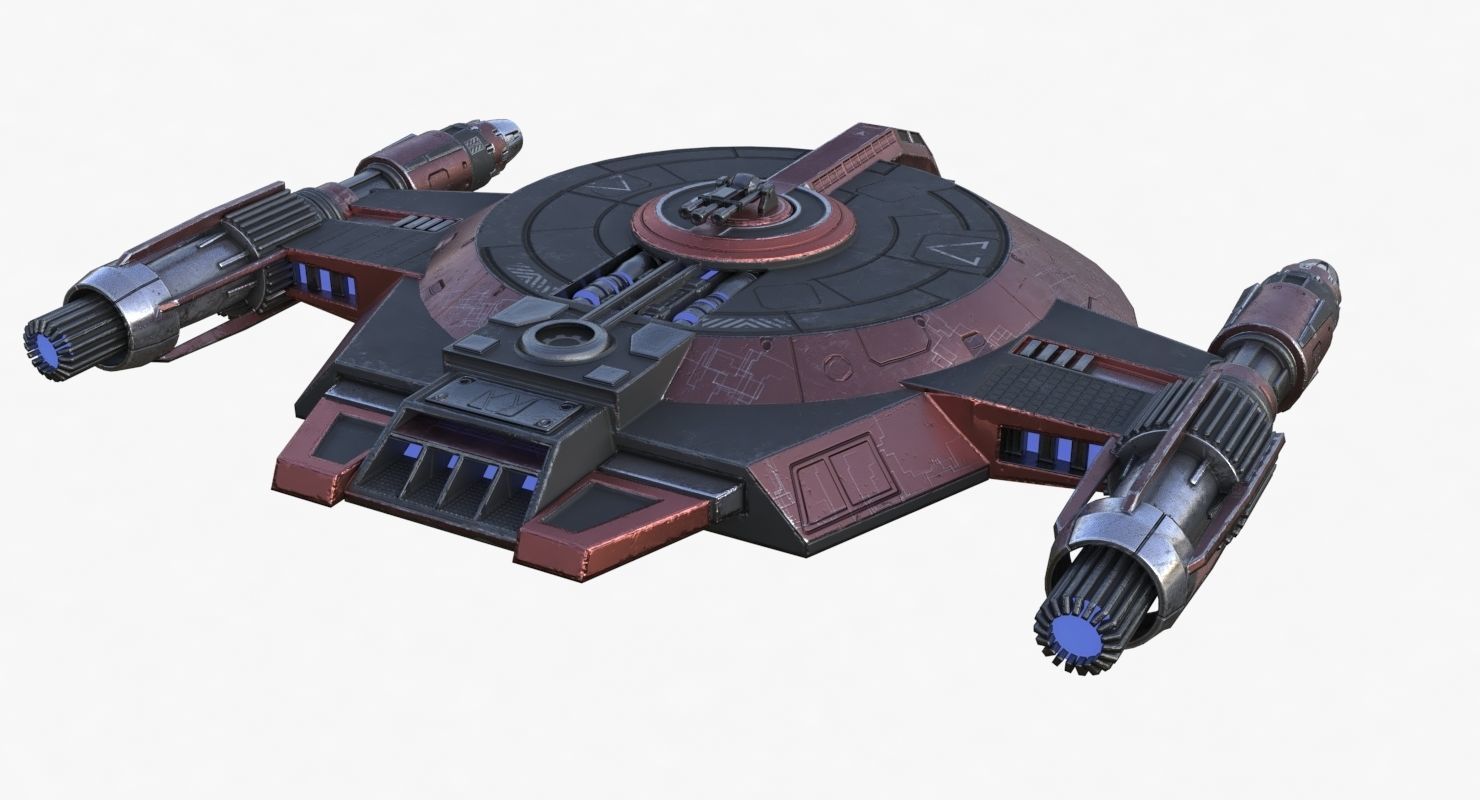 3D model Lancer Class Spaceship Vray VR / AR / low-poly | CGTrader