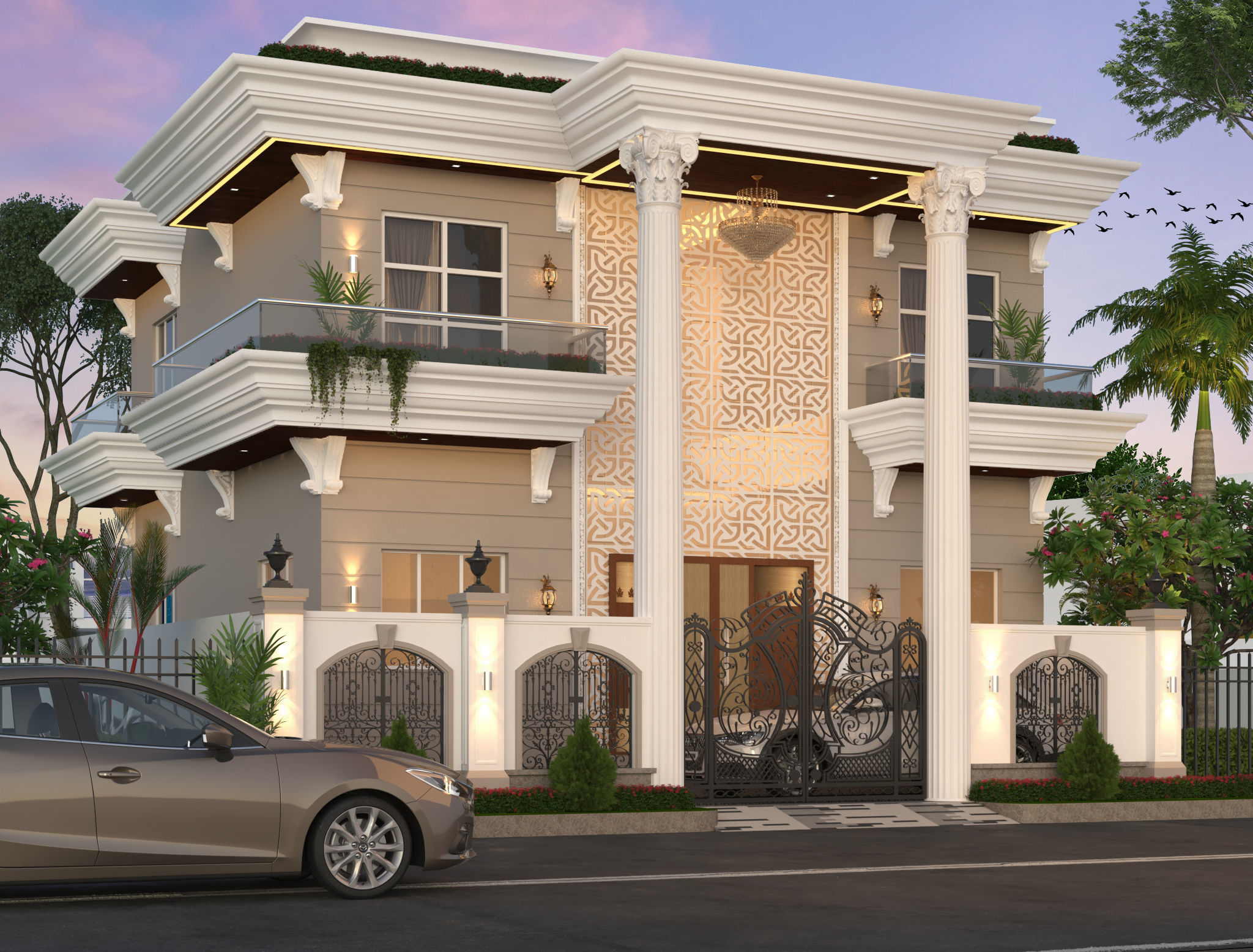 3D model classic bungalow VR / AR / low-poly | CGTrader