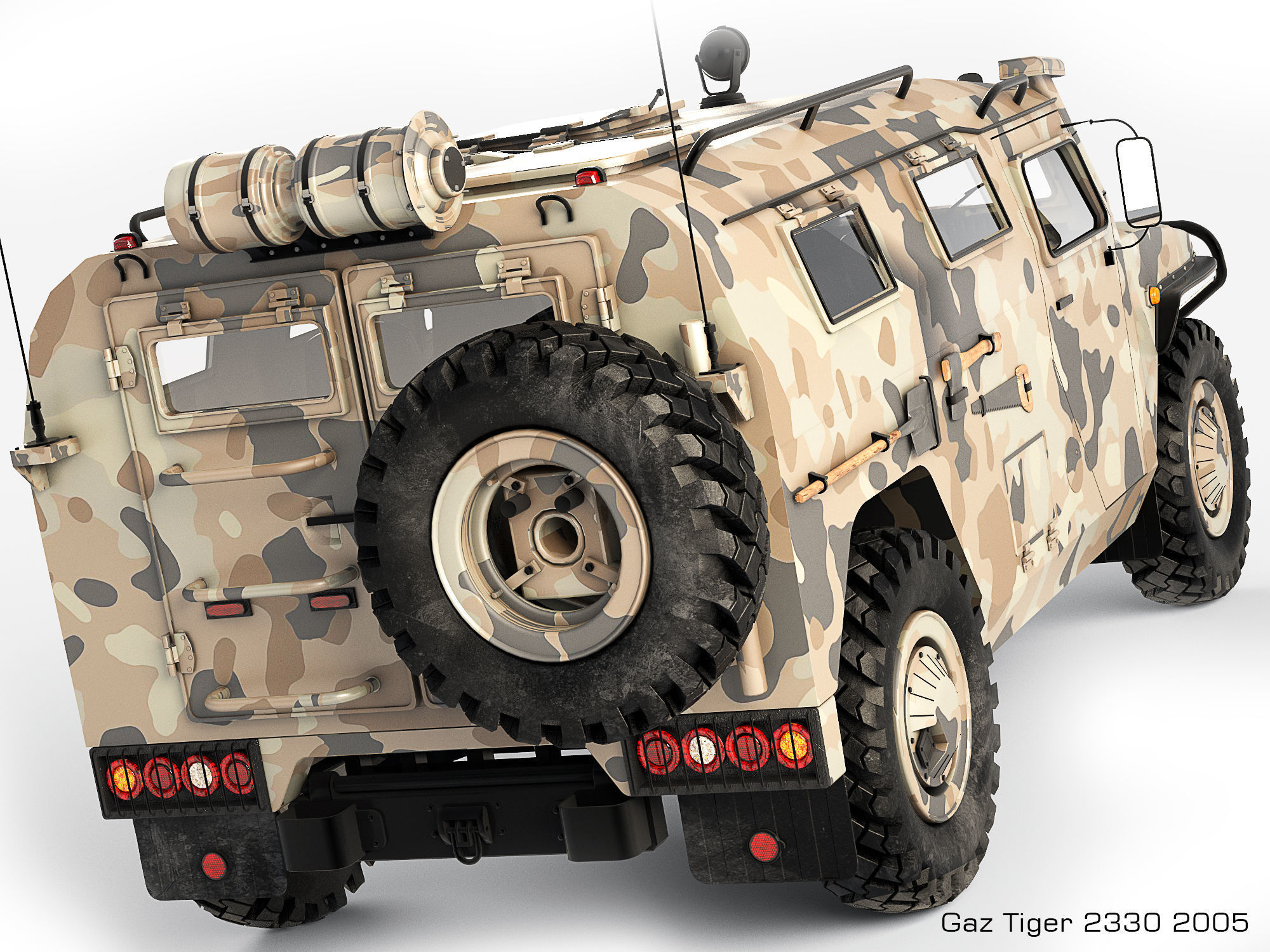 Gaz Tiger 2330 3D model | CGTrader