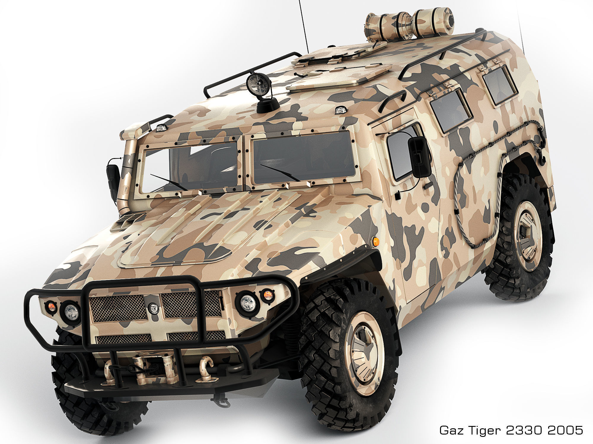 Gaz Tiger 2330 3D model | CGTrader