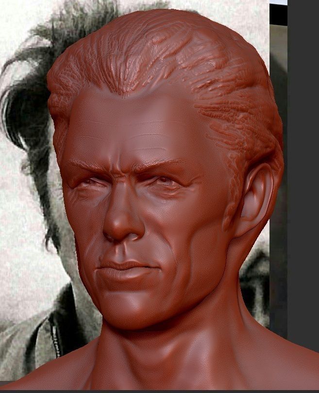 Clint Eastwood 3d model 3D model | CGTrader
