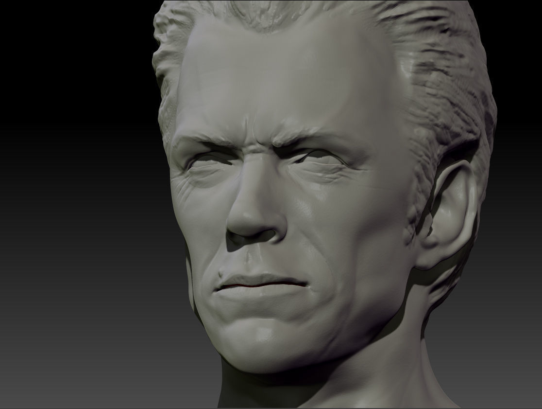 Clint Eastwood 3d model 3D model | CGTrader