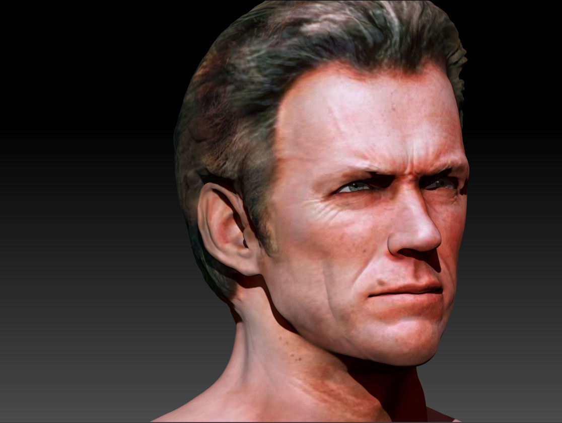 Clint Eastwood 3d model 3D model | CGTrader