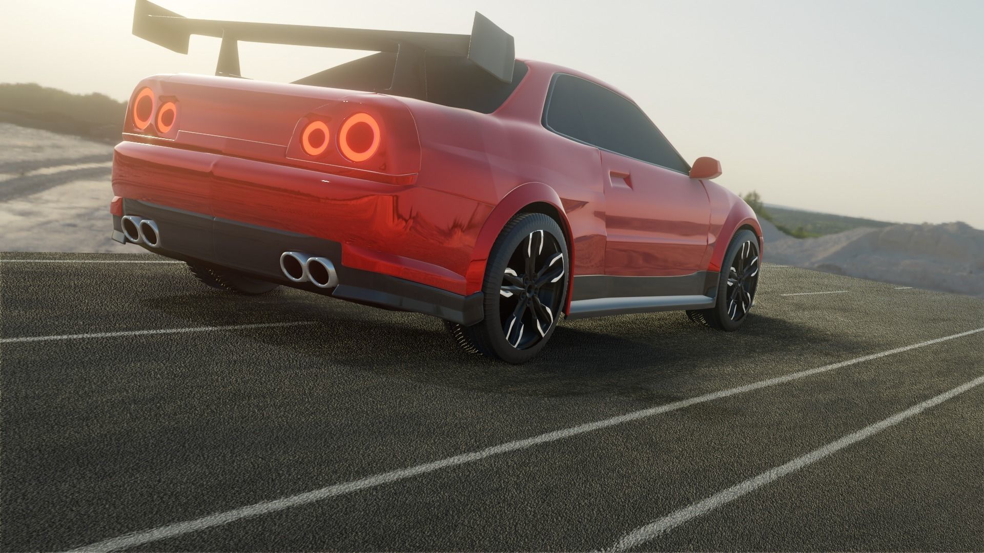 Nissan Gtr-r34 3d model 3D model | CGTrader