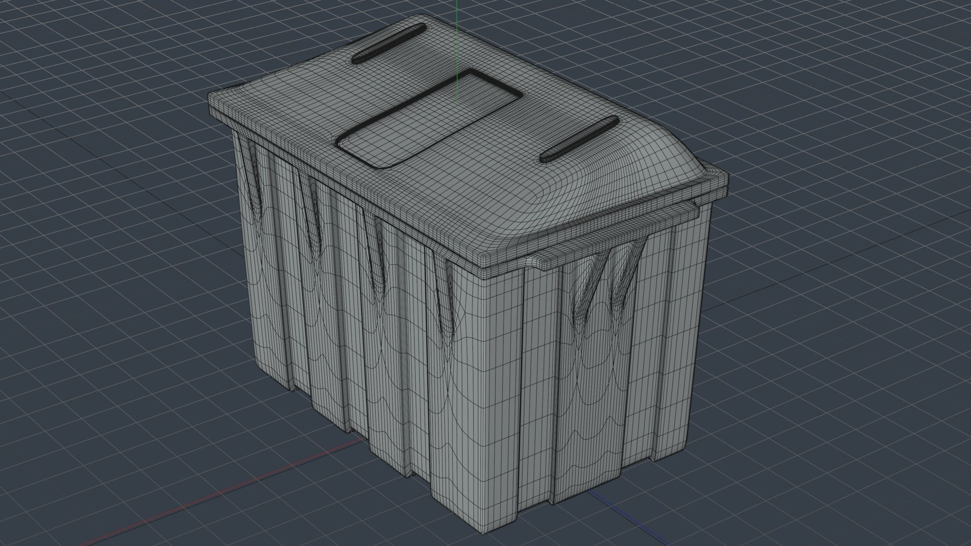 Metal Big Garbage Container 3D model | CGTrader