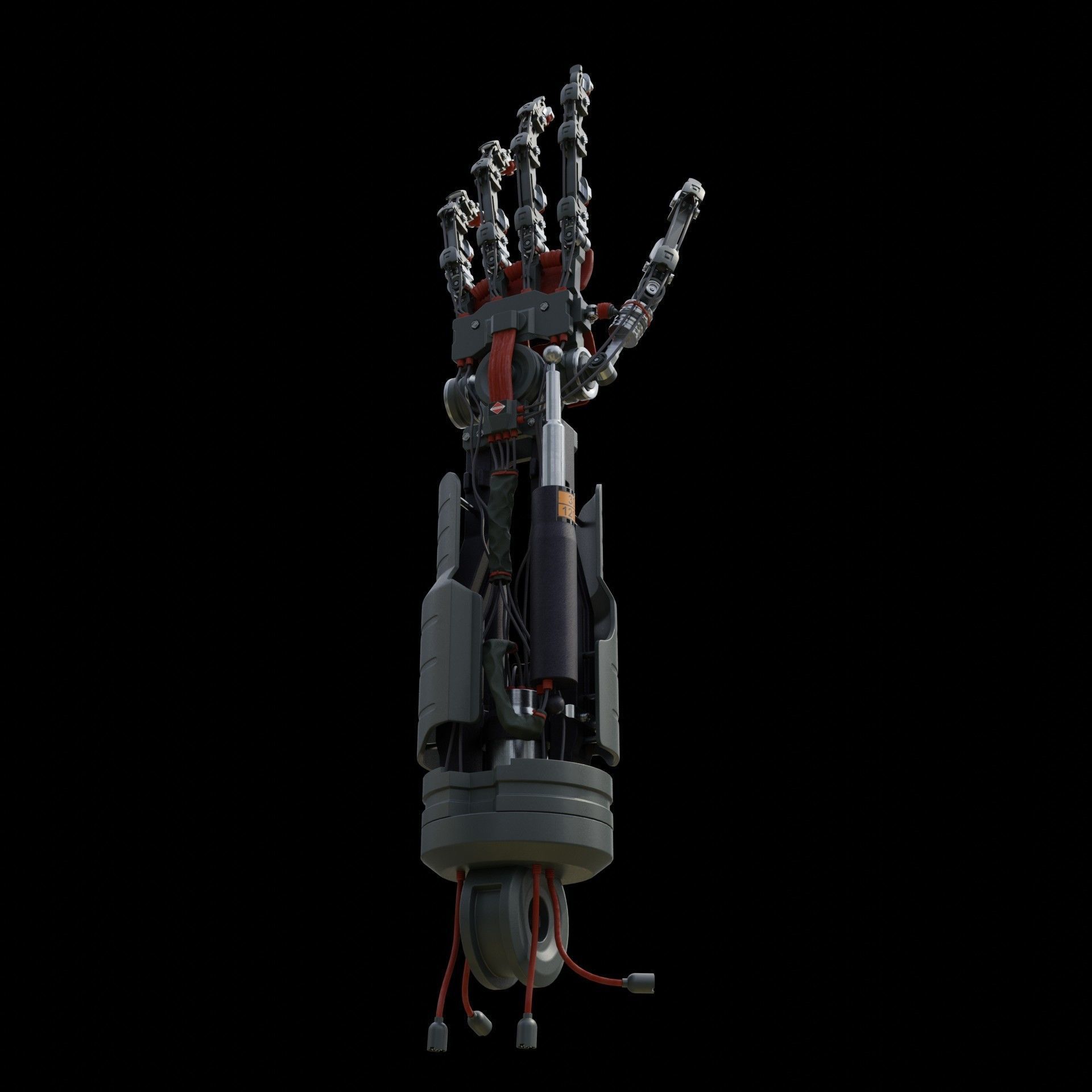 Sci Fi Robot arm 3D model | CGTrader