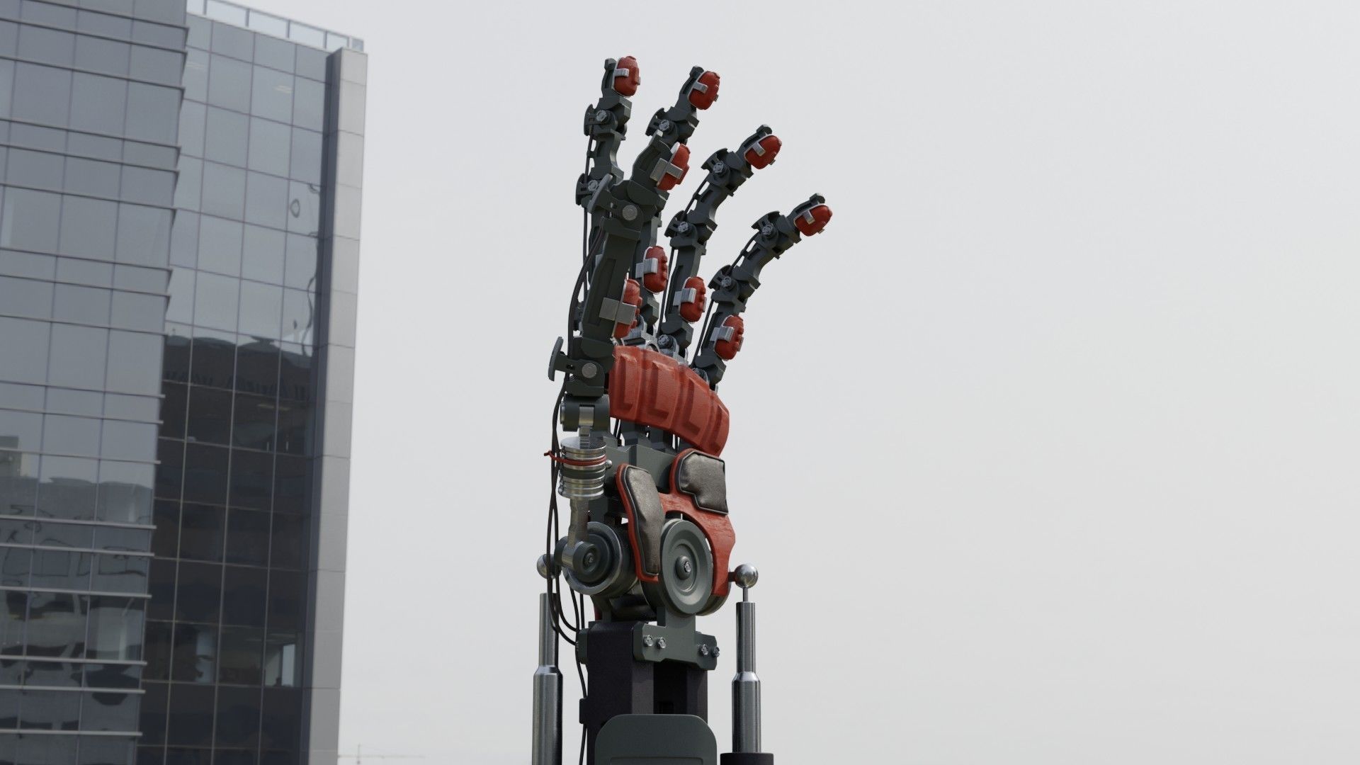 Sci Fi Robot arm 3D model | CGTrader